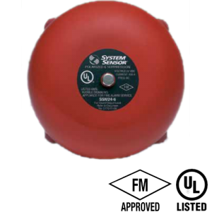 SYSTEM SENSOR SSM24-6 Fire Alarm Bell – TVPN.ID